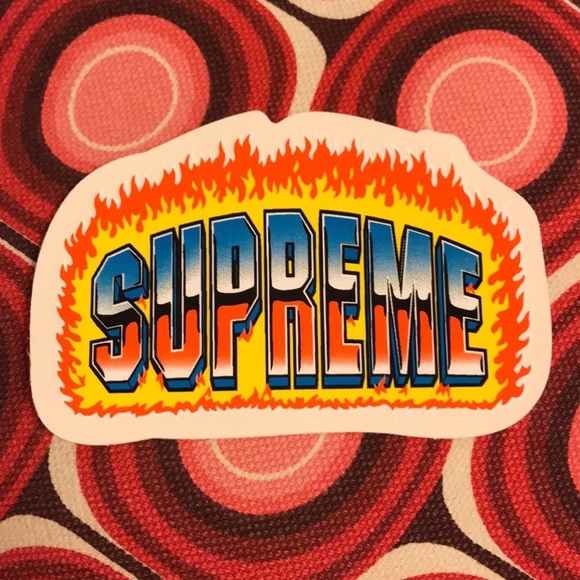 Supreme | Other | Authentic Supreme Chrome Sticker Decal | Poshmark